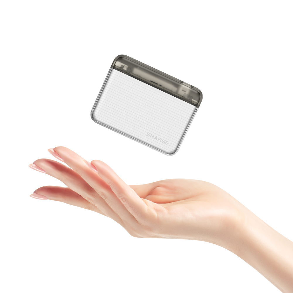 SHARGE Flow Mini Power Bank USB-C 20W Fast Portable Charging 10000mAh